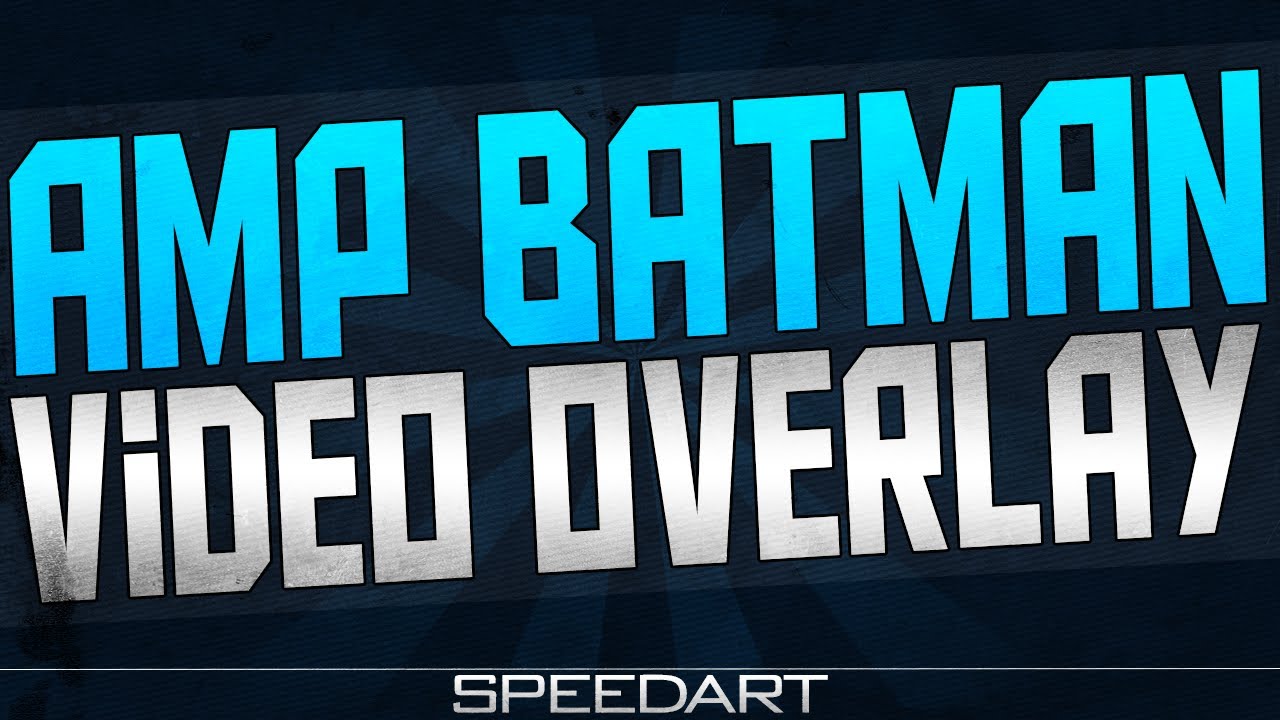 BATMAN Designs - Video Overlay | SpeedArt - YouTube