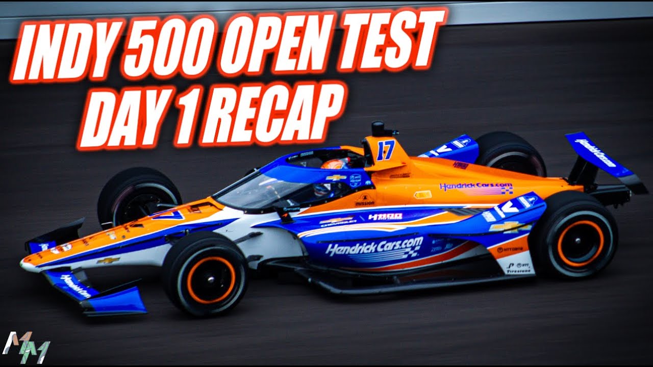 Kyle Larson Quickly Up To Speed at Indy | Indianapolis 500 Open Test ...