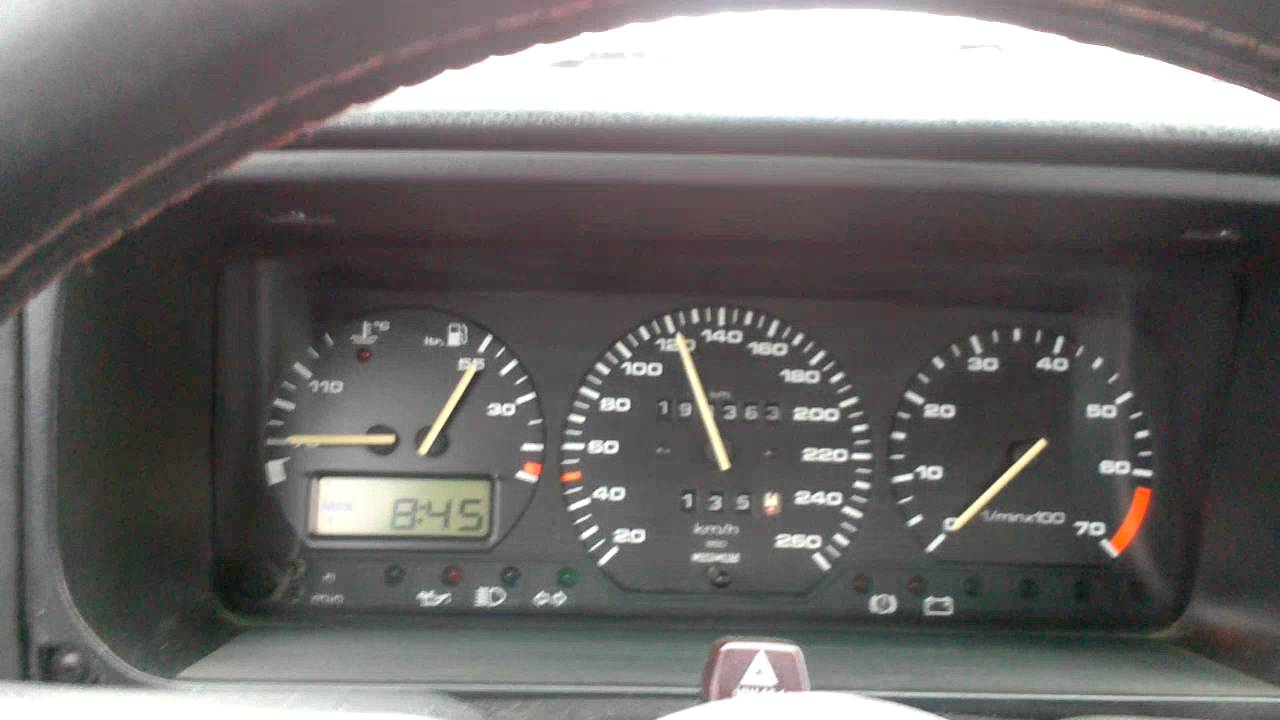 VW Corrado rear spoiler at 130km/h - YouTube