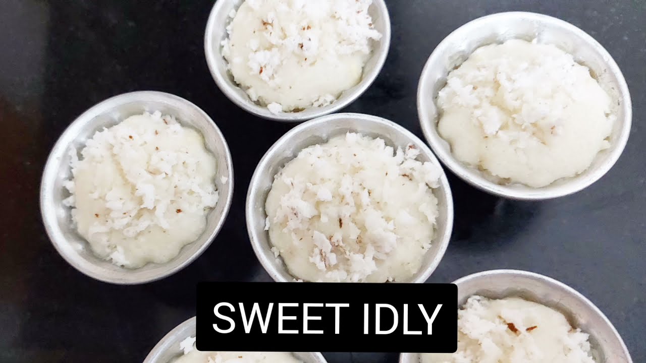 SWEET IDLY / SWEET RICE CAKE - YouTube