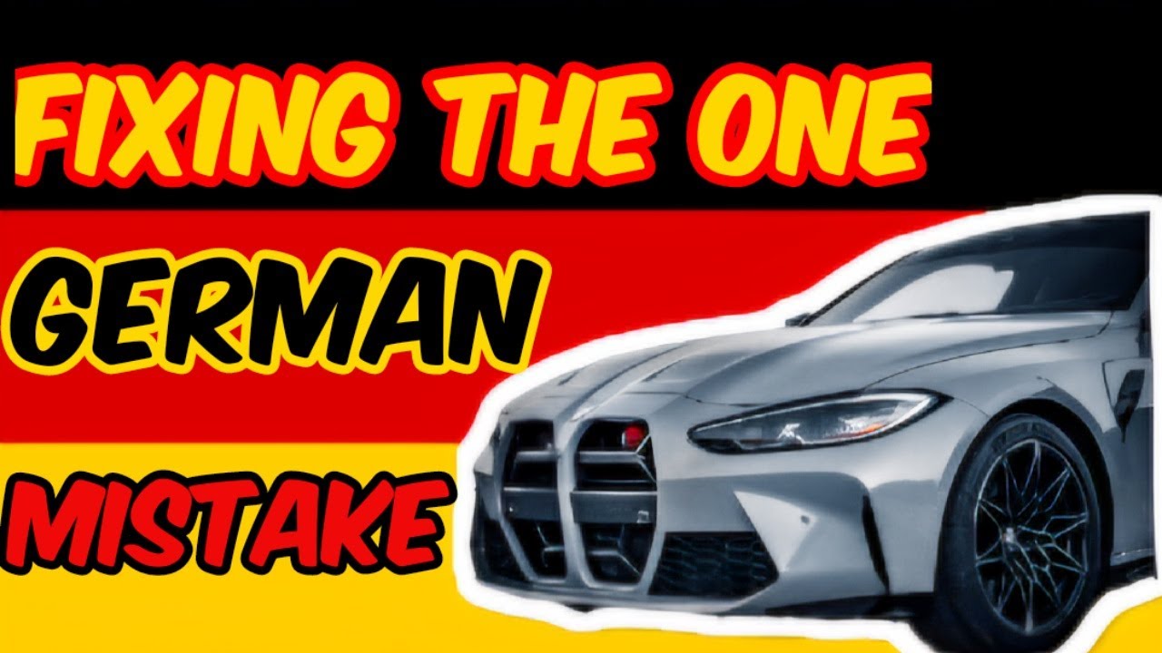 German Car Design Flaw? Upgrading My BMW G82 M4 Competition! - YouTube