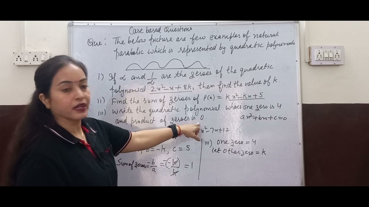 Class 10th Maths🔥 |Ch 2 Polynomials|Case Based Question |CBSE| NCERT ...