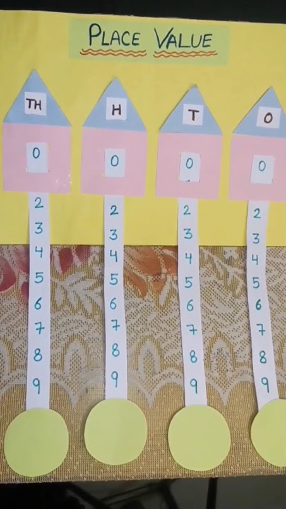 Place value model up to 1000 maths model #shorts - YouTube
