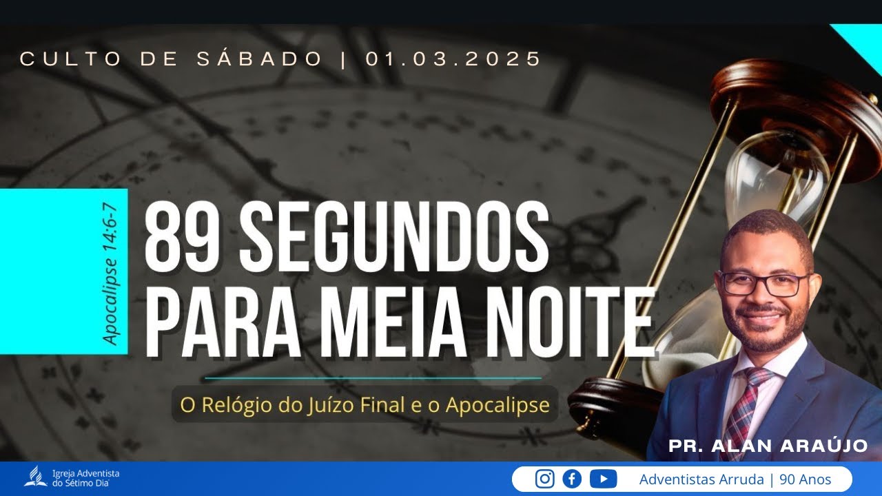 Culto De Sábado | Pr. Alan Araújo - 01.03.2025 | Ao Vivo - YouTube