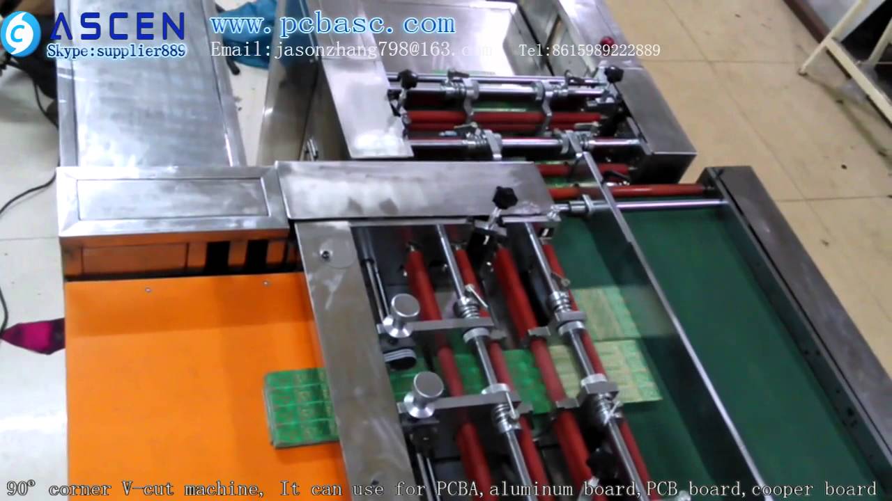 90 degree corner V-cut machine v-grooving machine PCB scoring machine V ...