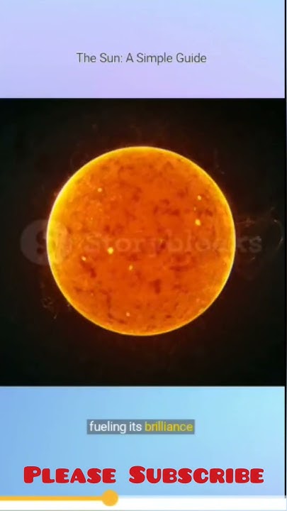 The Sun A Simple Guide Youtube