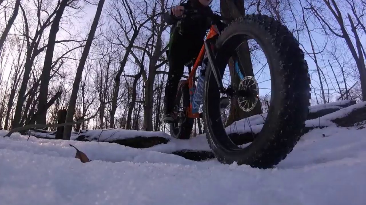 Fat Biking in the SNOW on a Specialized FatBoy - YouTube