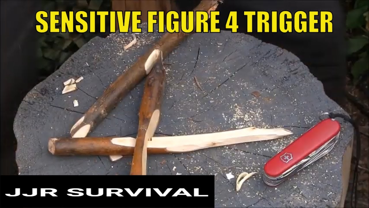 HOW TO MAKE A FIGURE 4 DEADFALL TRIGGER - YouTube