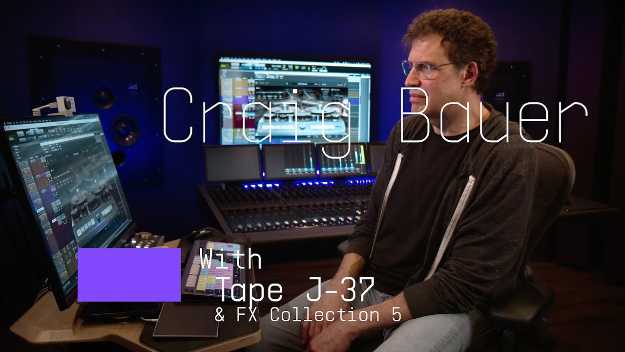 Craig Bauer | The sound of a studio icon with Tape J-37 - YouTube