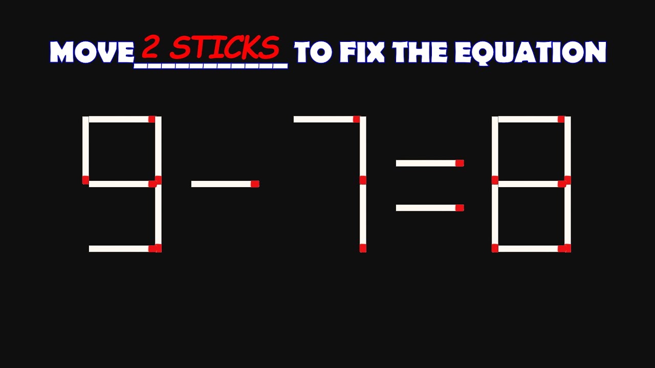Logic Puzzles with Matchsticks-211| Matchstick Logic Puzzles ...