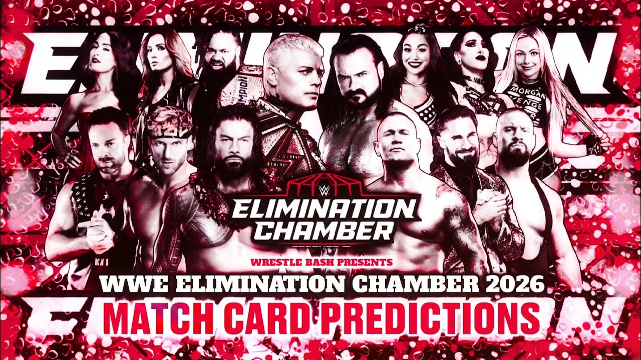 WWE Elimination Chamber 2026 Match Card Predictions - YouTube