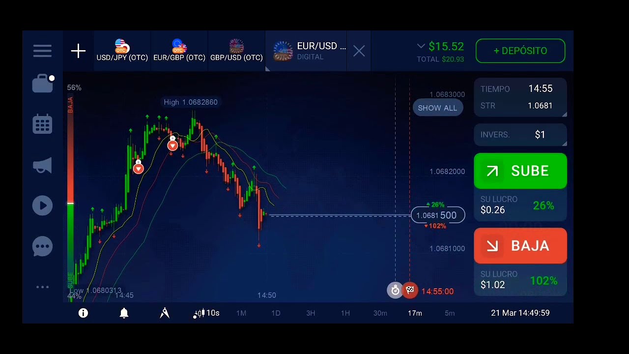 ASI GANE 25 DOLARES EN 2 HORAS HACIENDO TRADING MEJOR PLATAFORMA PARA ...