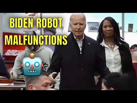 ROBOT PRESIDENT BIDEN Looked Wobbly TODAY 🤖💥 - YouTube