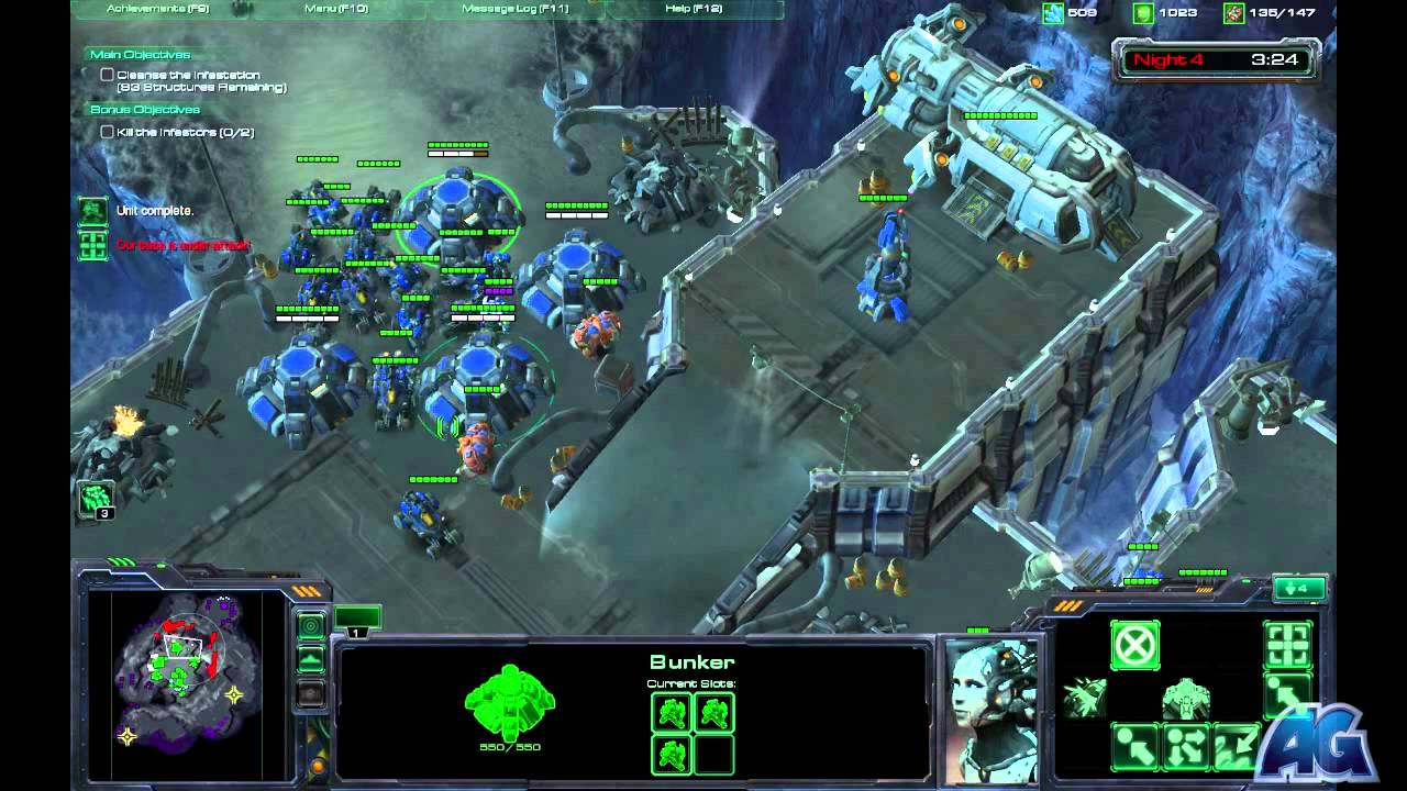 Starcraft 2: Wings of Liberty Brutal Walkthrough - Mission 7 - Outbreak ...