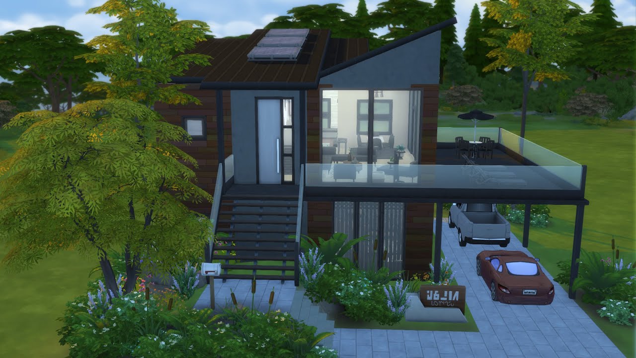 The Sims 4 Gallery Lots ep# 1411 Little Falls Nook - YouTube