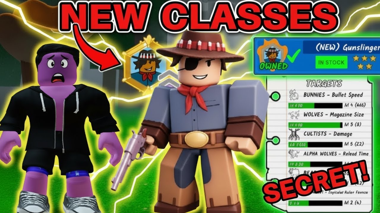 🔴!!!THE NEW CLASSES UPDATE!!! ROBLOX 99 NIGHTS IN THE FOREST 🔦 NEW ...
