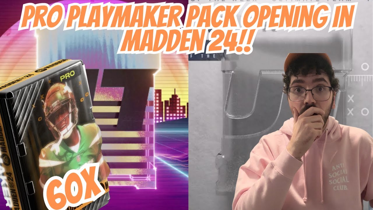BIG 60X PRO PLAYMAKER PACK OPENING IN MADDEN 24 & WE GOT THIS!! - YouTube