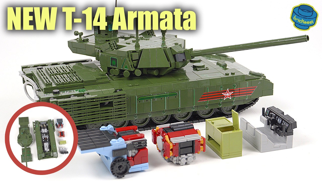 T-14 Armata - World’s First Fully Functional Version Out Of Bricks ...