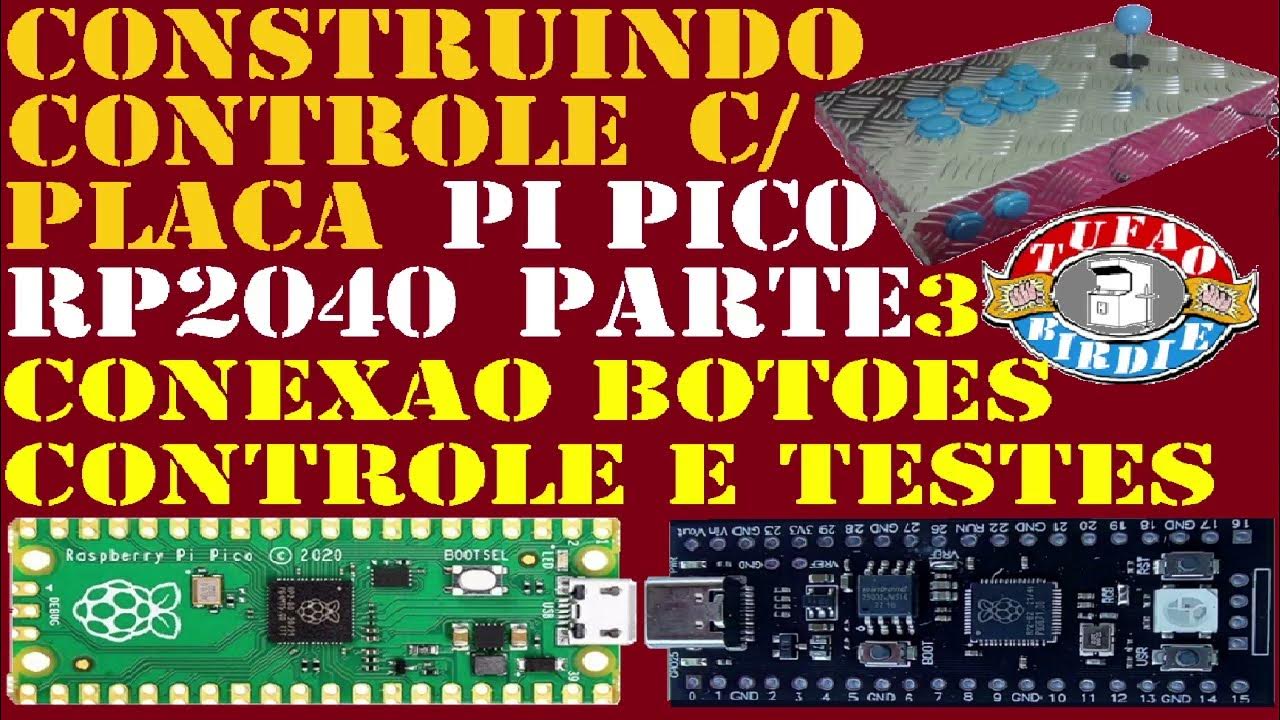 Construir Controle Arcade com Raspberry Pi Pico Parte 3 - YouTube
