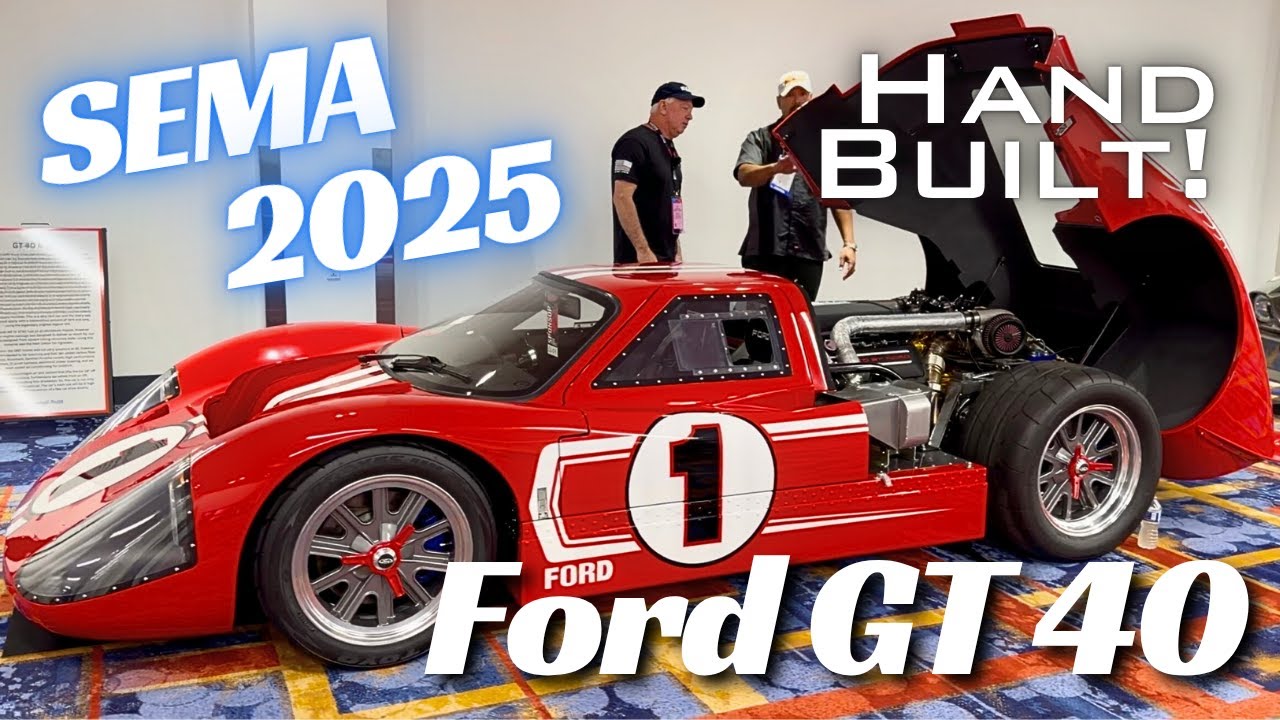 Hand Built SUPERCAR! 1967 Ford GT40 Mk IV - SEMA 2025 - YouTube
