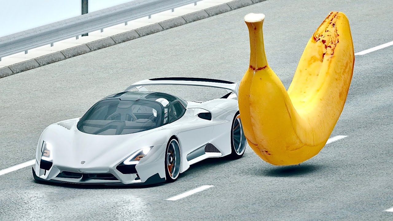 SSC Tuatara vs Banana - Drag Race 20 KM - YouTube