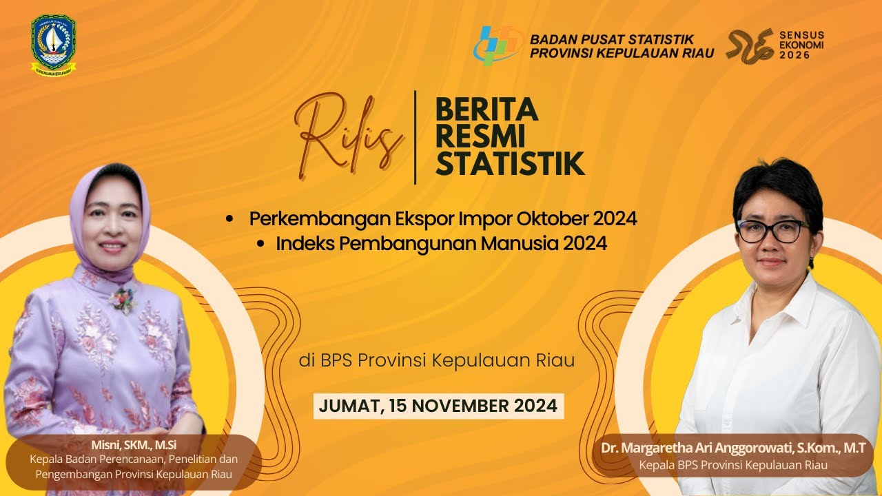 Berita Resmi Statistik BPS Provinsi Kepulauan Riau 15 November 2024 ...