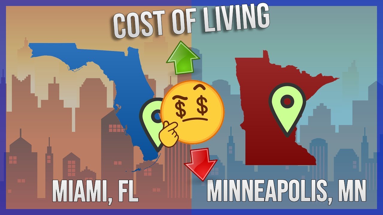Miami, FL vs Minneapolis, MN Cost of Living/Travel Price 2025 ...