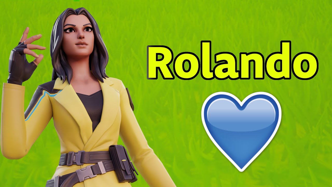 Rolando 🖤 (Fortnite Montage) - YouTube