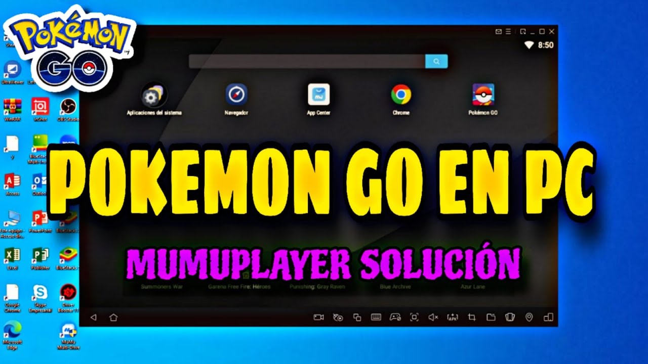 COMO JUGAR POKEMON GO EN PC!! || MUMUPLAYER || SOLUCIÓN - YouTube