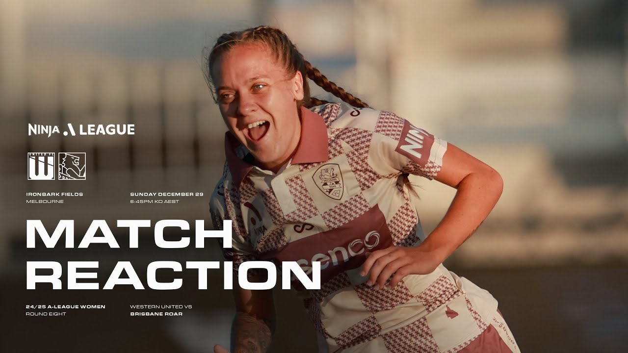 Laini Freier | Post Match | Western United vs Brisbane Roar - YouTube