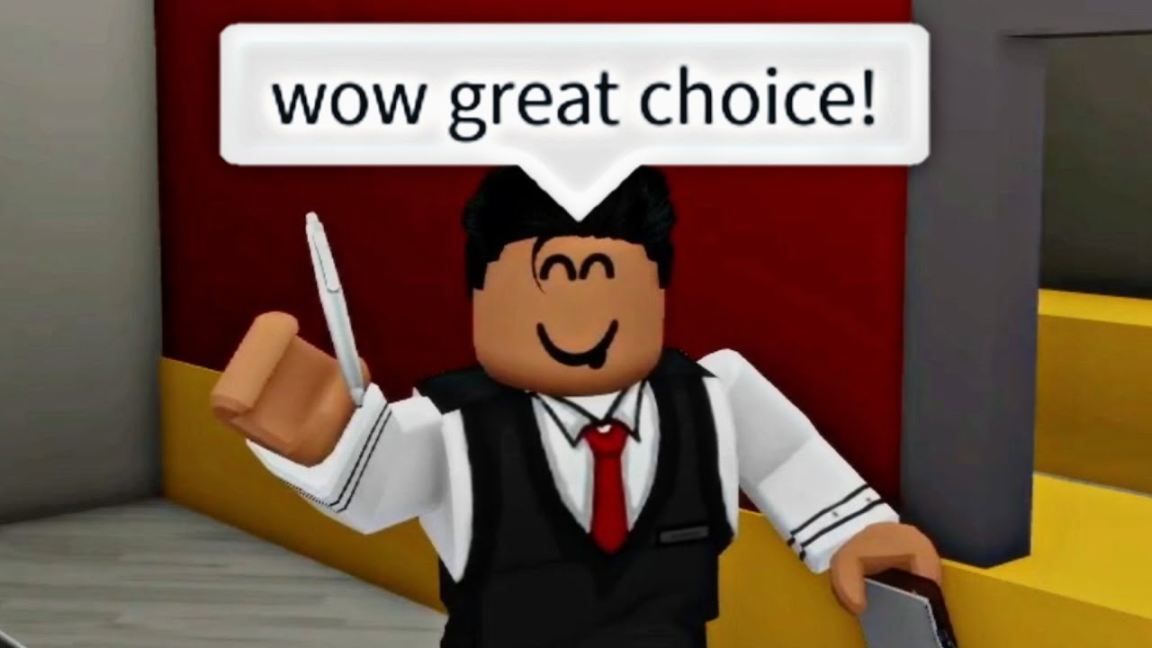 When you order expensive food (meme) ROBLOX - YouTube