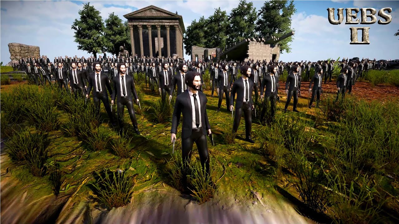 1,000 JOHN WICK DEFEND MT OLYMPUS FROM 2,000,000 GHOSTS | Ultimate Epic ...