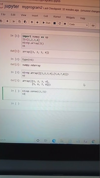 Python Numpy array || Learn Python || python tutorial for beginners in Hindi. video-2 - YouTube