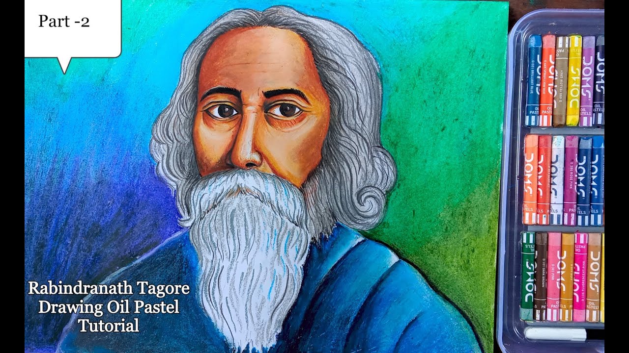 Rabindranath Tagore drawing / Rabindranath drawing / Rabindranath ...