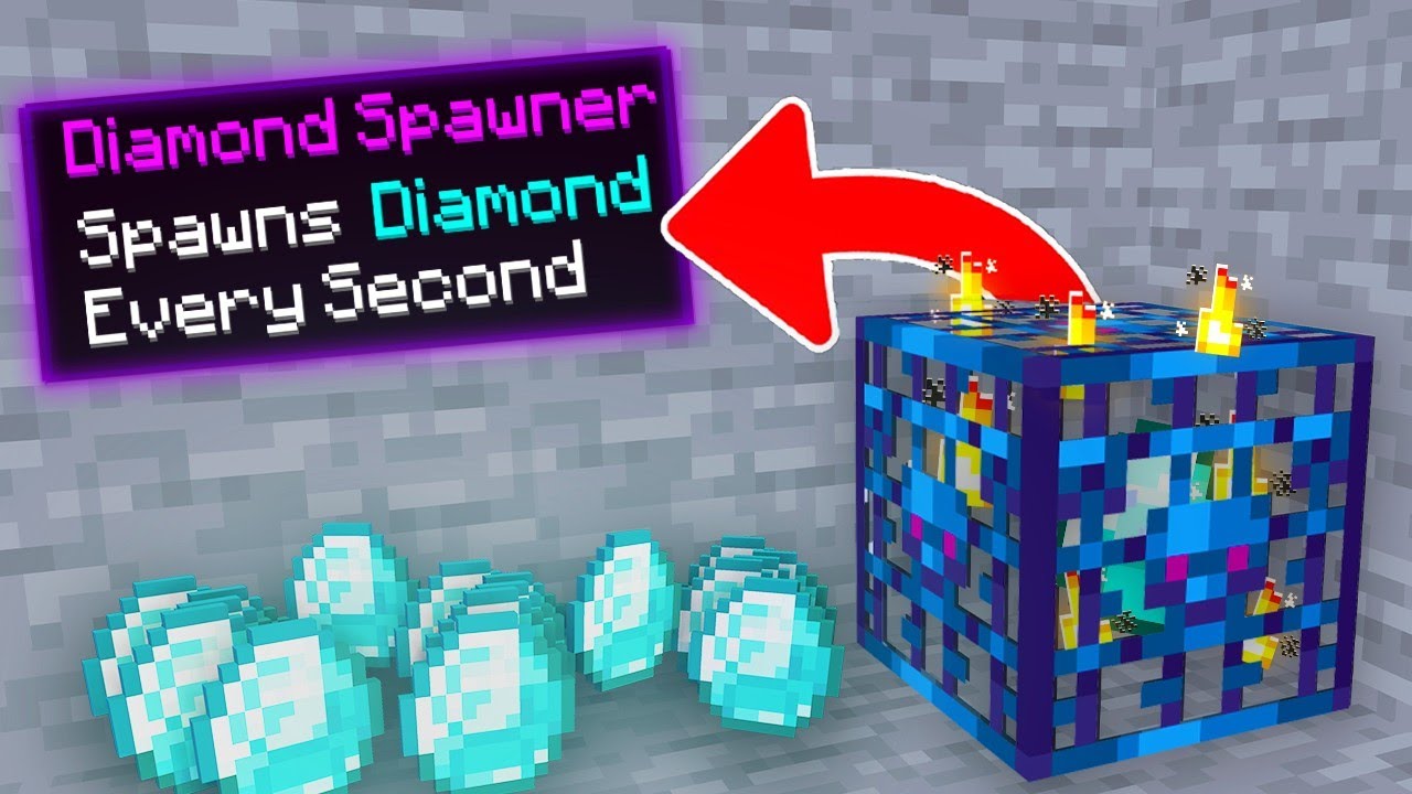 Minecraft But You Have Custom OP Spawners.. - YouTube