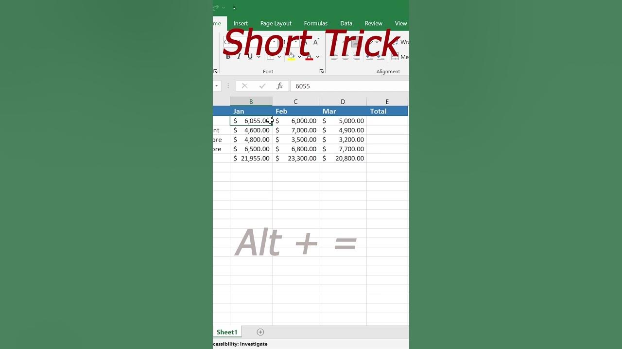 Excel trick #excel #exceltricks #exceltips #exceltutorial #excelshortcuts #excelshorts #shorts ...