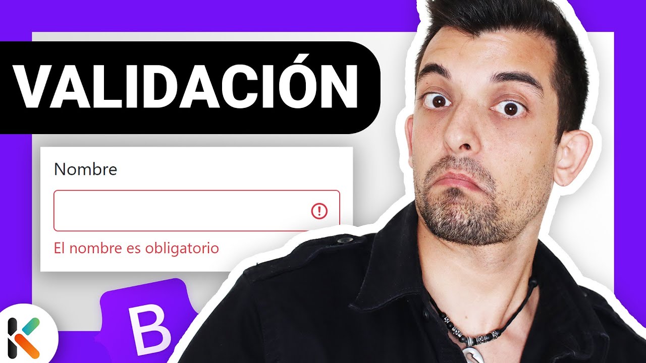 💜 Como VALIDAR un FORMULARIO en Bootstrap 5 - YouTube