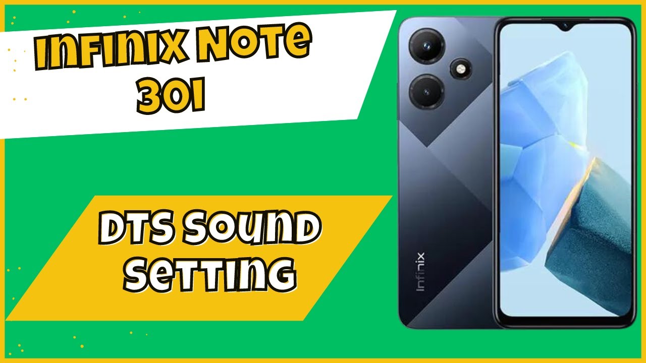 DTS Sound Setting infinix Note 30i || How to use DTS sound || enable or ...