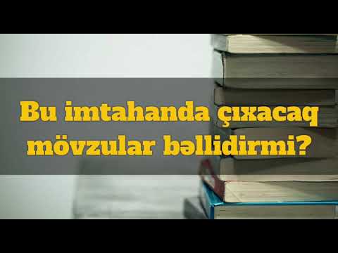 İmtahan həyacanı 1 ; \
