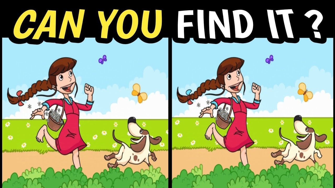 🧩One-Minute Spot the Difference: Can You Beat the Clock?"🧠 - YouTube