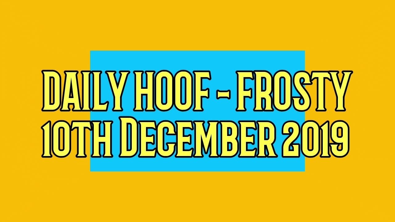 THE DAILY HOOF - FROSTY - YouTube