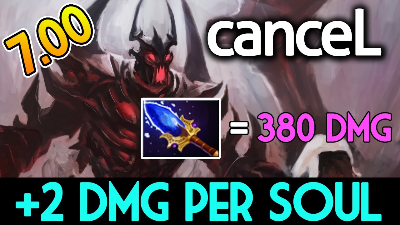 canceL DOTA 2 Patch 7.00 [Shadow Fiend] Imba Talent - YouTube