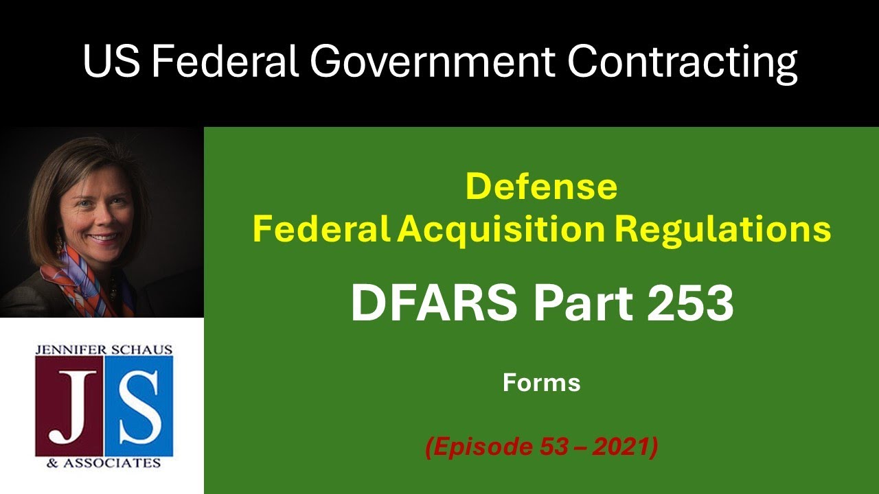 Government Contracting - DFARS - Part 253 - Forms - Win Federal ...