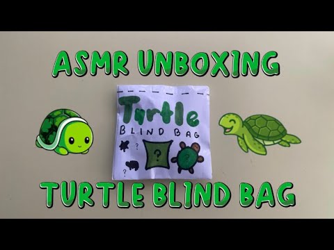 Relaxing ASMR Unboxing Turtle Blind Bag!🐢🐢 - YouTube