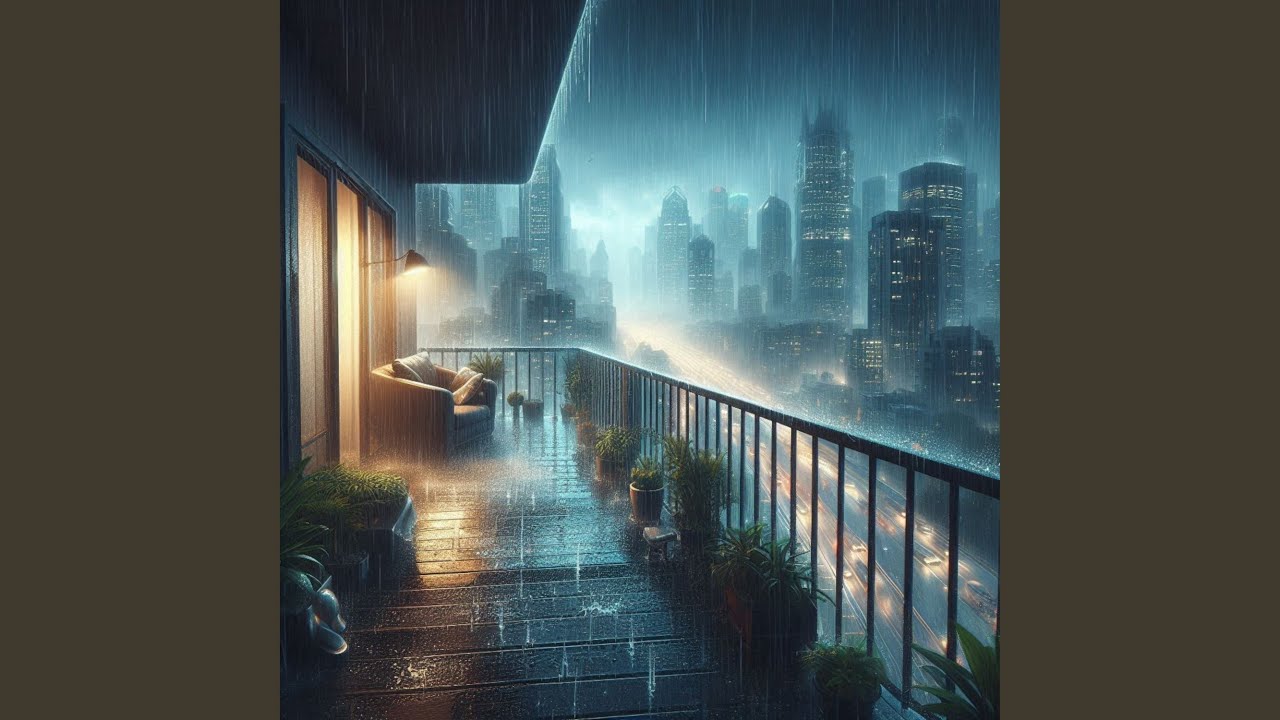 Heavy Rain on the Balcony of my House, Rain Noise 8 - YouTube