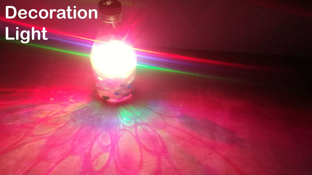 How to make a Decoration light at home ll DIY decoraton light ll Design ...