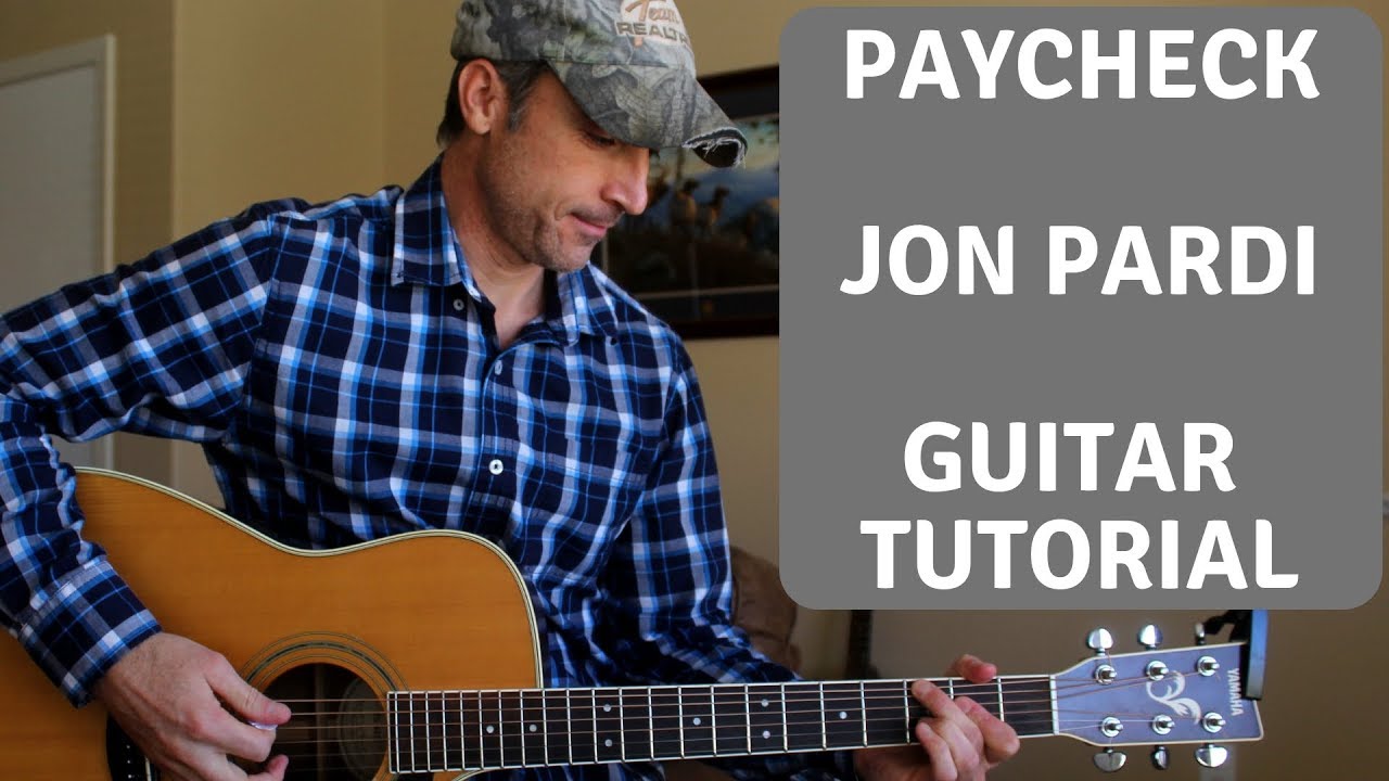 Paycheck - Jon Pardi - Guitar Lesson | Tutorial - YouTube