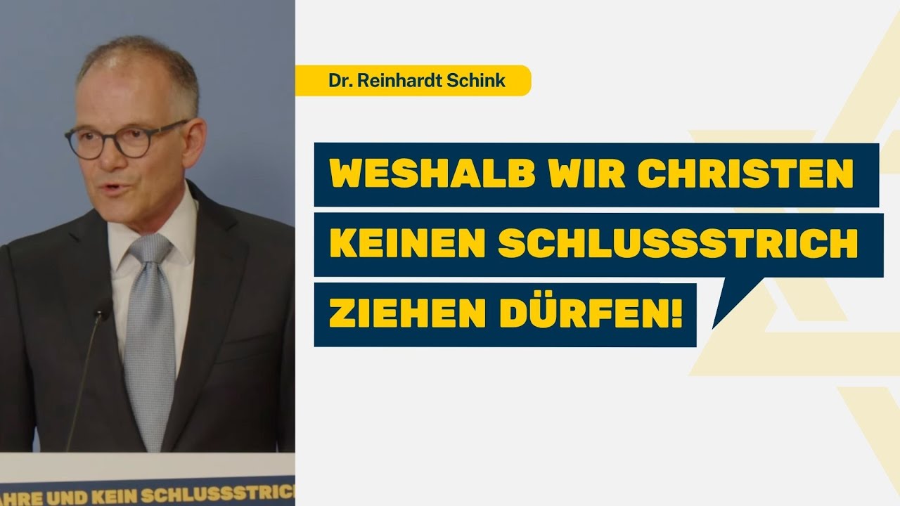 Christen und Schuld: Warum nicht an einen Schlussstrich zu denken ist ...