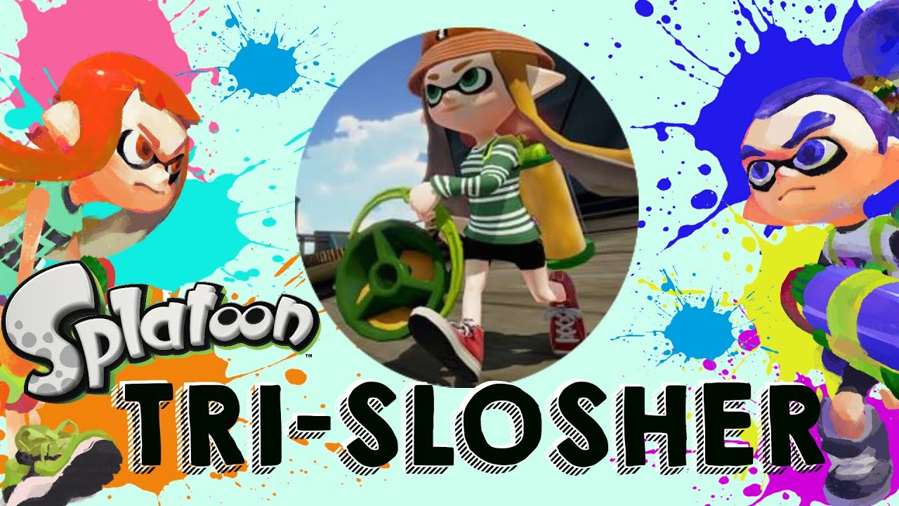 SPLATOON WEAPON UPDATE: TRI-SLOSHER GAMEPLAY - YouTube
