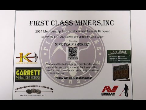 2024 First Class Miners Membership Appreciation Dinner - YouTube